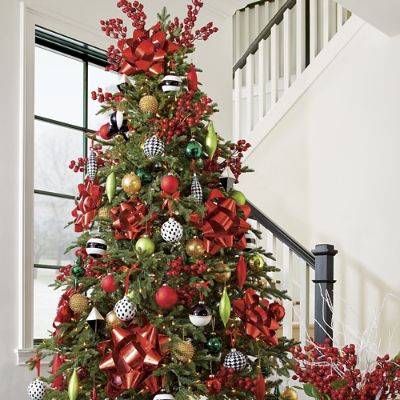 Red Metal Bow | Grandin Road