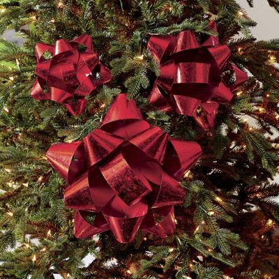 Red Metal Bow | Grandin Road