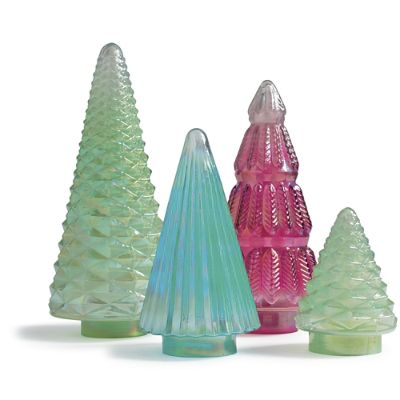 Sugar Plum Glass Trees | Grandin Road
