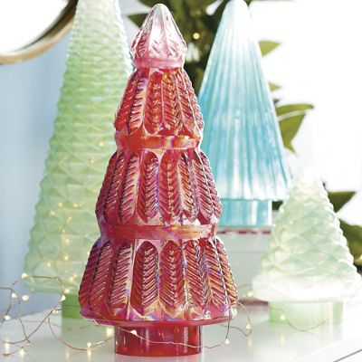 Sugar Plum Glass Trees | Grandin Road