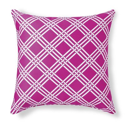Mila Clio/Pink Outdoor Pillow | Grandin Road