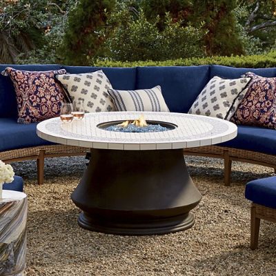 Designer Custom Gas Fire Table | Grandin Road