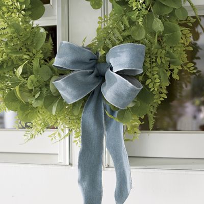 Denim Ribbon | Grandin Road