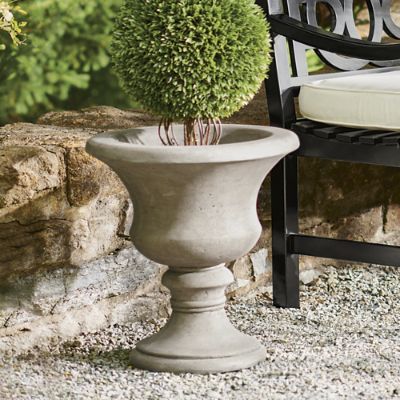 Sidney Low Pedestal Planter | Grandin Road