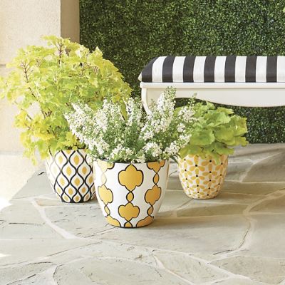 Hariett Planters, Set of Three | Grandin Road