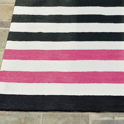 Felicity Asymmetrical Stripe Outdoor Rug | Grandin Road