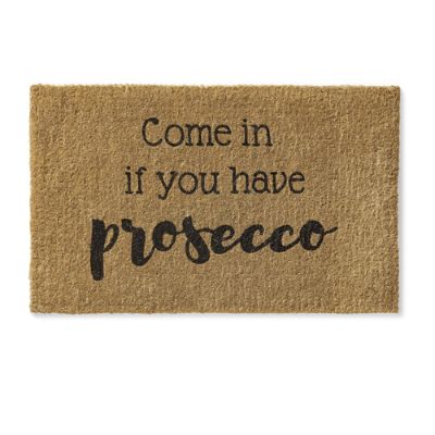 Come In if you Have Prosecco Coco Doormat | Grandin Road