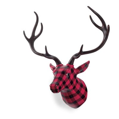 Buffalo Check Deer Head | Grandin Road