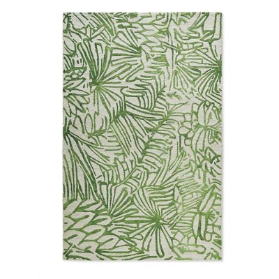 Tropical Leaves Outdoor Rug | Grandin Road