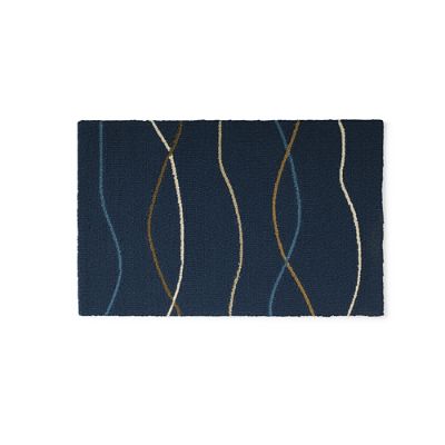 Marina Ocean Waves Outdoor Rug | Grandin Road