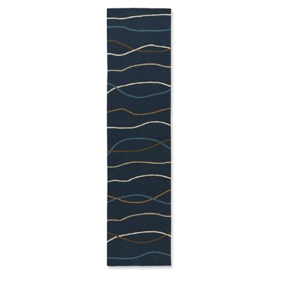 Marina Ocean Waves Outdoor Rug | Grandin Road