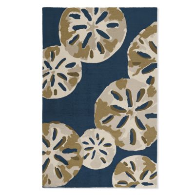 Marina Sand Dollar Outdoor Rug | Grandin Road