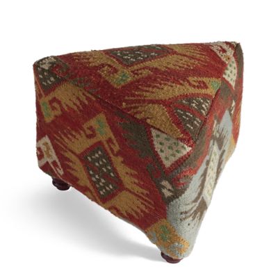 Izmir Triangular Kilim Ottomans | Grandin Road