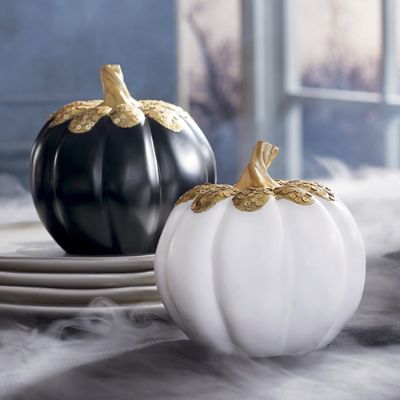 Gold Jeweled Pumpkin | Grandin Road