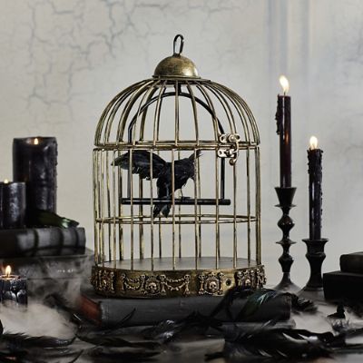Animated Deluxe Bird Cage | Grandin Road