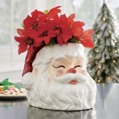 Santa Head Planter | Grandin Road