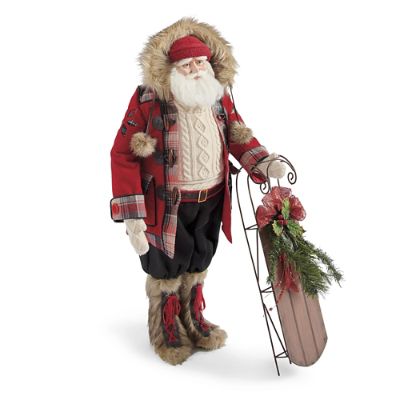 Katherine's Collection Aspen Santa with Sleigh | Grandin Road