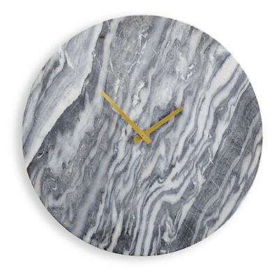 Polished Stone Clock | Grandin Road