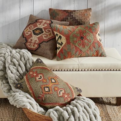 Kilim Indoor Throw Pillows | Grandin Road
