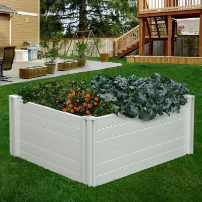 White Keyhole Compost Garden | Grandin Road