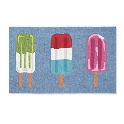 Ice Pop Trio Hooked Door Mat | Grandin Road