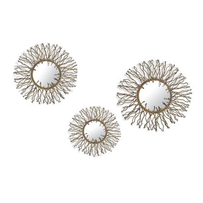 Shiloh Metal Mirrors, Set of Three | Grandin Road