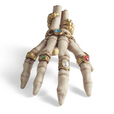 Jeweled Skeleton Hand | Grandin Road