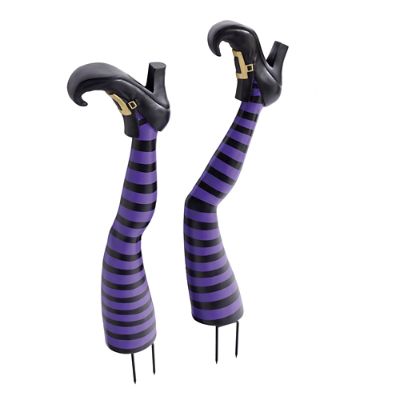 Purple Witch Leg Stakes, Set of Two | Grandin Road