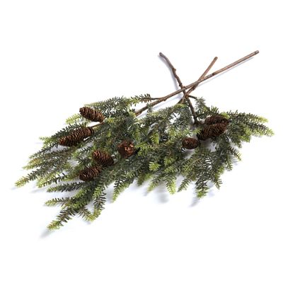 Spruce and Pinecone Stem, Set of Three | Grandin Road