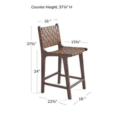 Augusto Low Back Bar & Counter Stool | Grandin Road