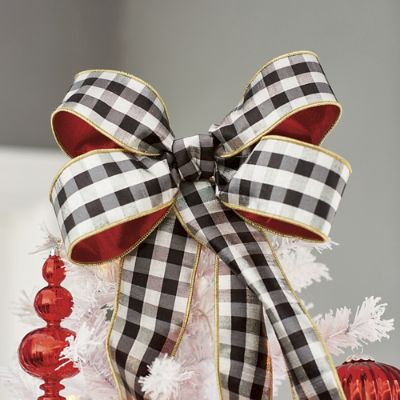 Reversible Buffalo Check Ribbon | Grandin Road