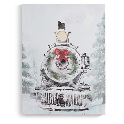 Winter Train Art | Grandin Road