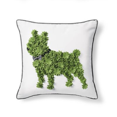 French Bulldog Topiary Dog Pillow | Grandin Road