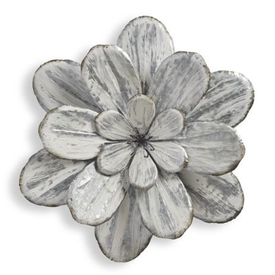 Galvanized Wall Flower | Grandin Road