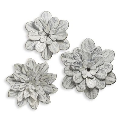 Galvanized Wall Flower | Grandin Road