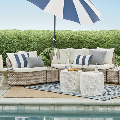 Retro Tile Glider Sofa | Grandin Road