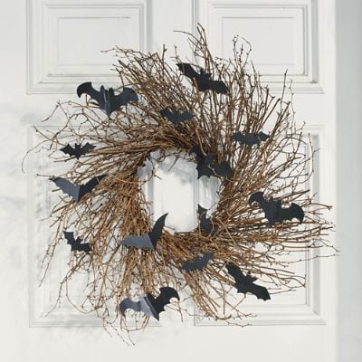 Bats Grapevine Wreath | Grandin Road