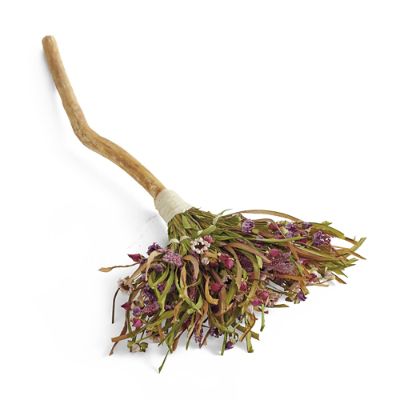 Dried Floral Broom | Grandin Road