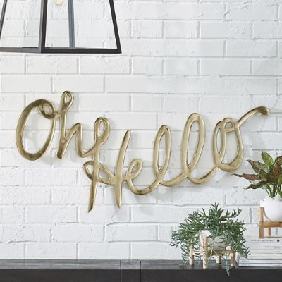 Oh Hello Word Art | Grandin Road