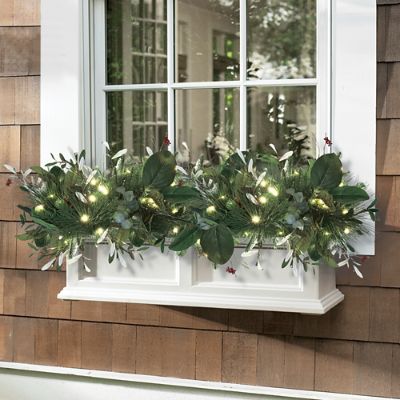 New Yule Window Box Filler | Grandin Road