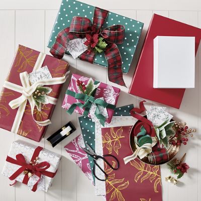 Deluxe Gift Wrap Bundle | Grandin Road