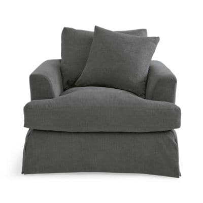 Ava Slipcovered Chair | Grandin Road