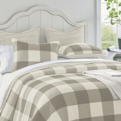 Keene Buffalo Check Cotton Quilt | Grandin Road