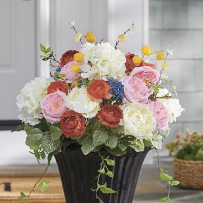 Mixed Blooms Urn Filler | Grandin Road