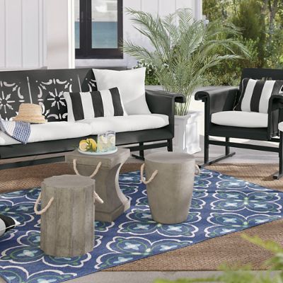 Retro Tile Glider Sofa | Grandin Road