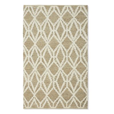 Diamond Geo Hand Woven Jute Rug | Grandin Road