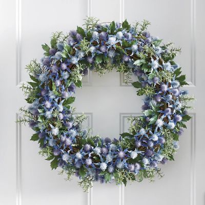 Two Tone Thistle Wreath | Grandin Road