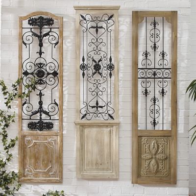 Outdoor Vintage Gate Wall Art | Grandin Road