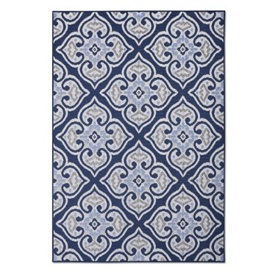 Avalon Brocade Outdoor Rug | Grandin Road