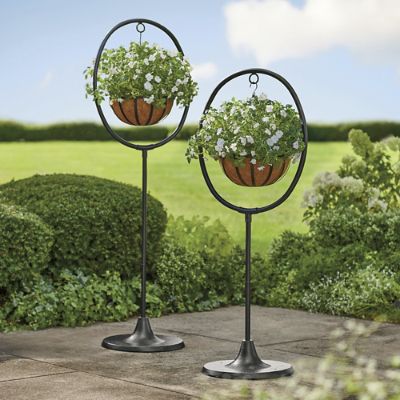 Ellipse Adjustable Basket Hanger | Grandin Road